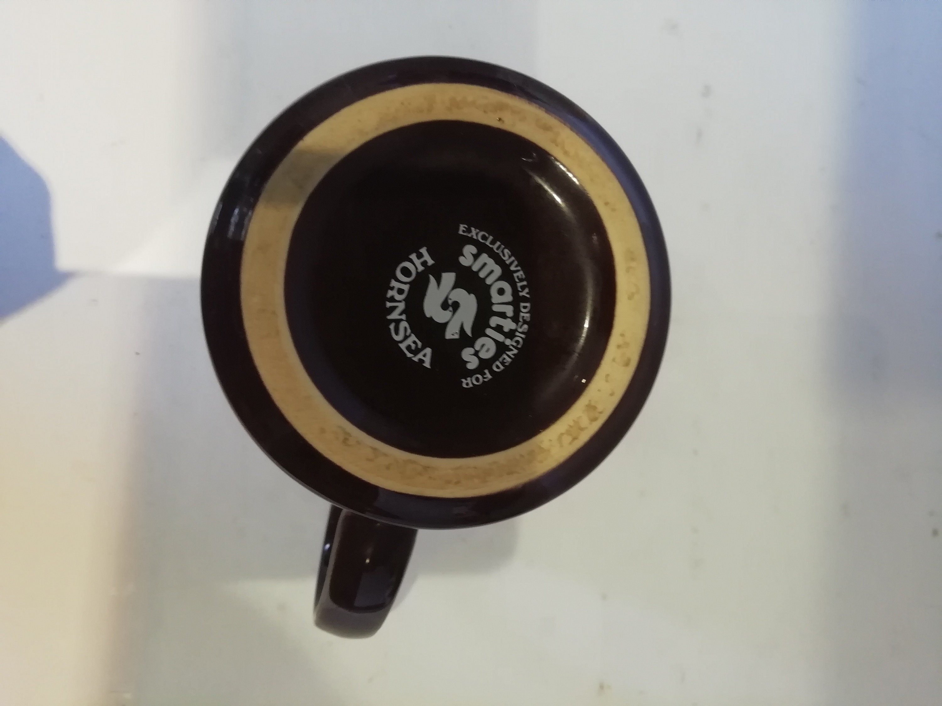Vintage 1980's Smarties Brown Collectable Ceramic Mug by Hornsea ...
