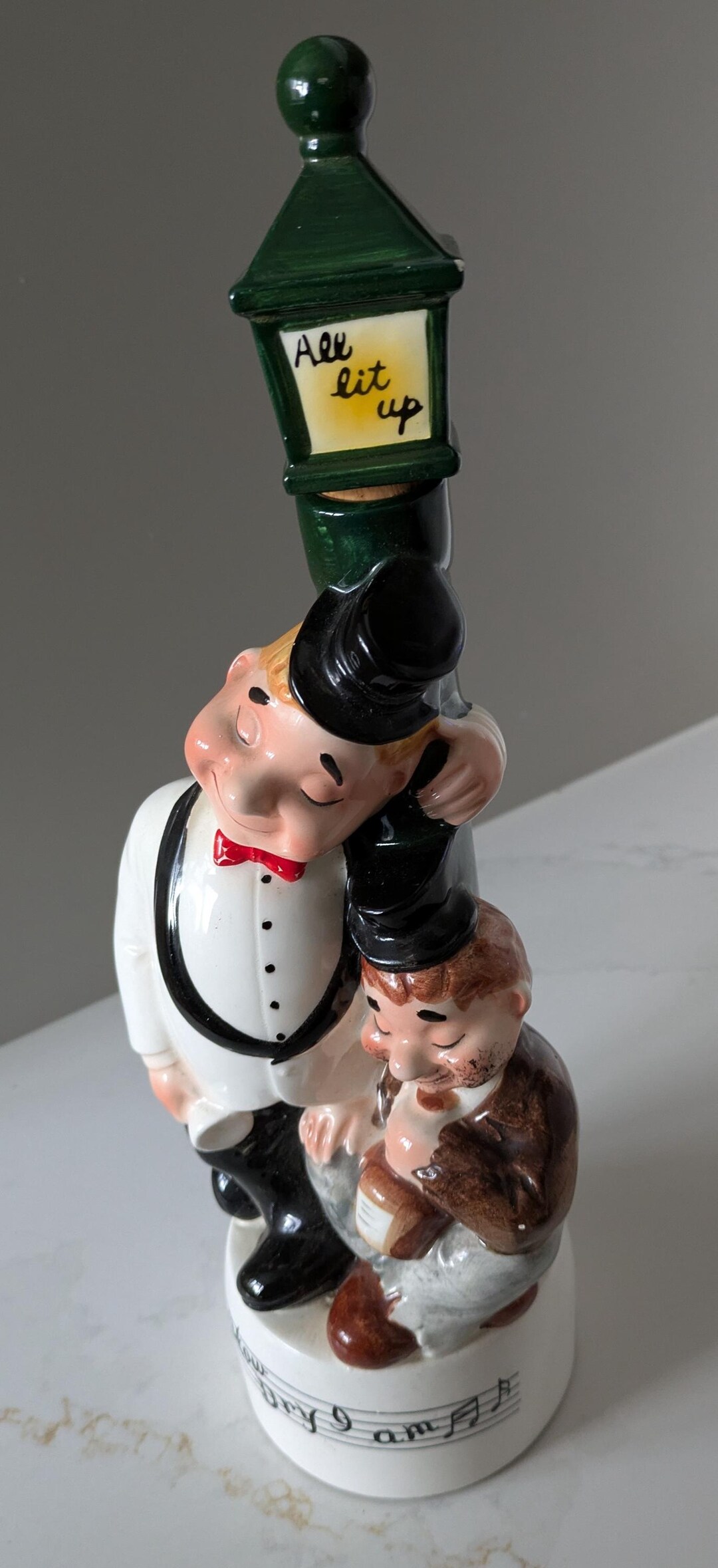 Vintage Nunome Hobo Ceramic Music Box Decanter. Plays Side by Side. - Etsy