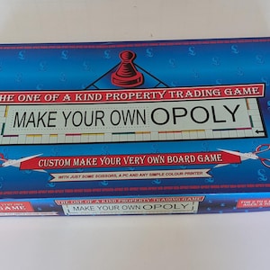 Make Your Own Monopoly, "the One of a Kind Property Trading Game ...