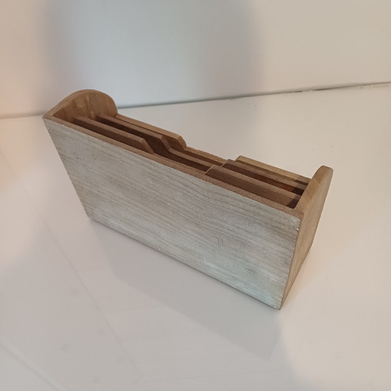 Shabby Chic Wooden Letter Rack With Draw - Etsy