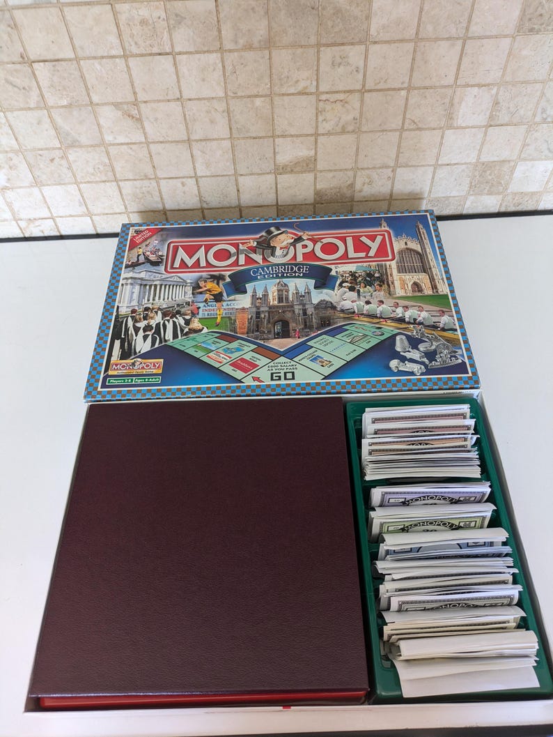 Monopoly Cambridge Edition Complete - Etsy