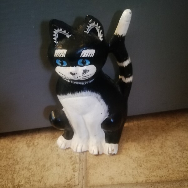 Cast Iron Black Cat Door Stop - Etsy Cast Iron Black Cat Door Stop - Etsy