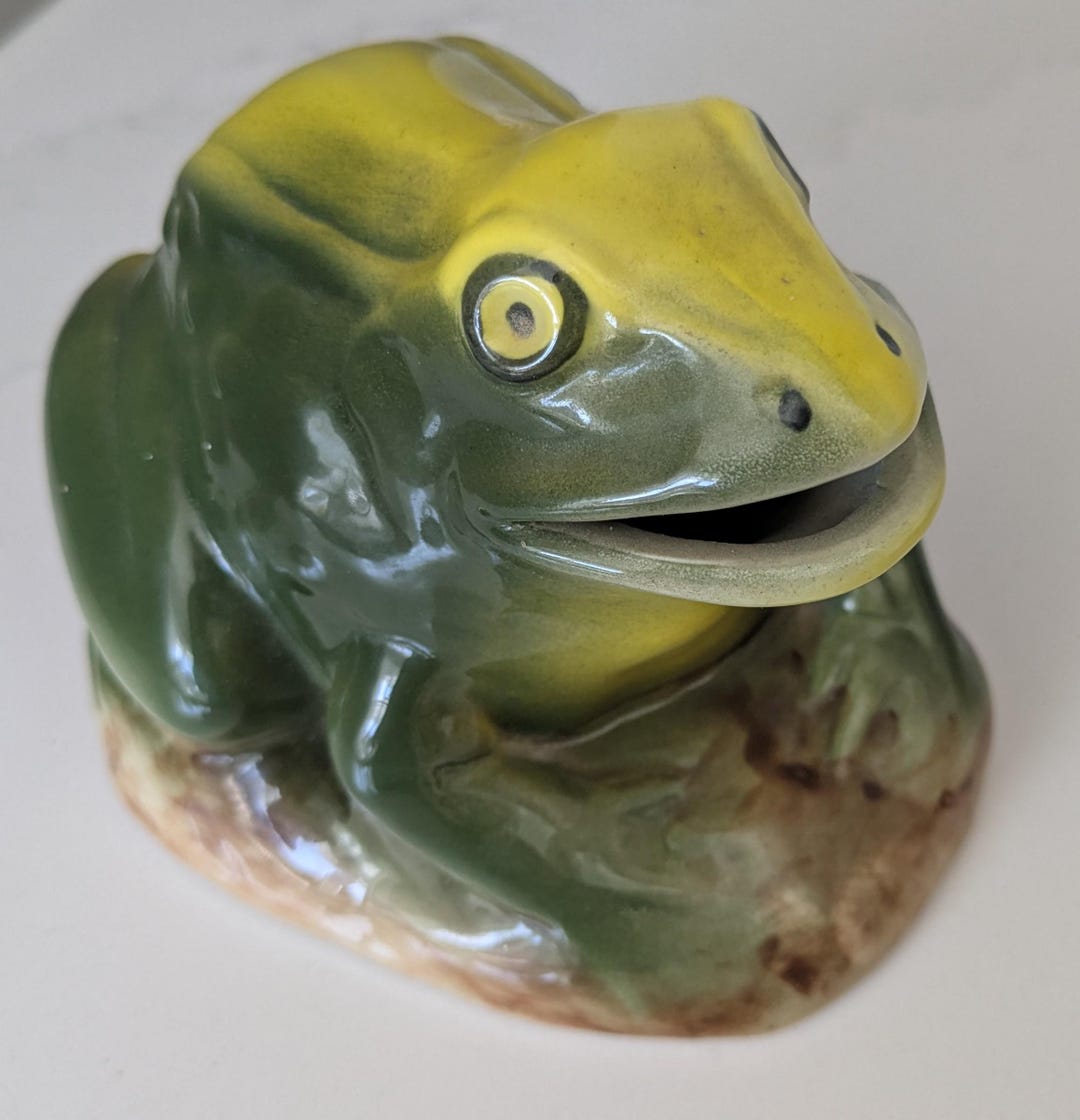 Vintage R.moss Ceramic Money Box Frog Themed. Lovely Item. - Etsy