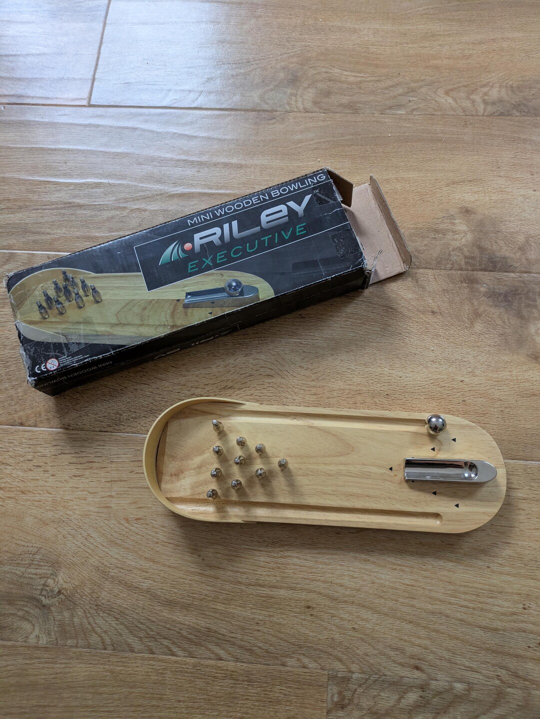 Vintage Riley Table Top Bowling Game/executive Toy - Etsy