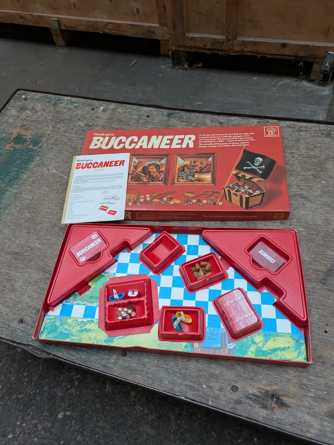 Vintage 1970s Buccaneer by Waddingtons Game Complete With Instructions ...