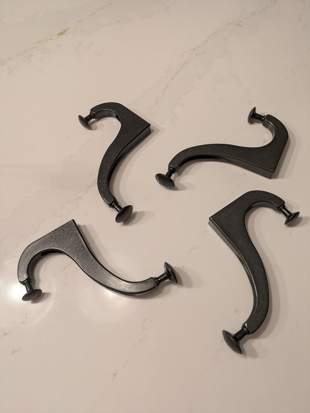 Vintage Heavy Duty Cast Coat, Hat Wall Mounted Hooks Black - Etsy
