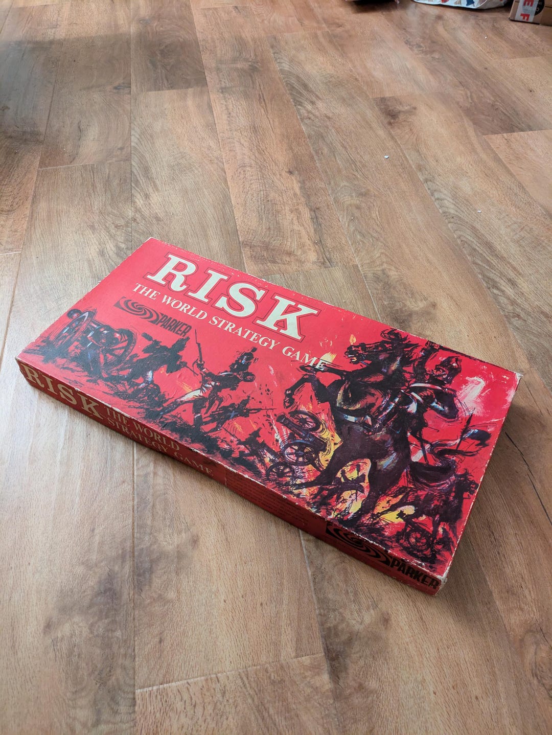 Vintage Risk Board Game by Parker Bros 1963 Complete With Instructions ...