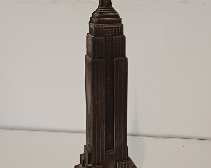 Vintage Copper "empire State" Building Miniature Ornament Embossed With ...