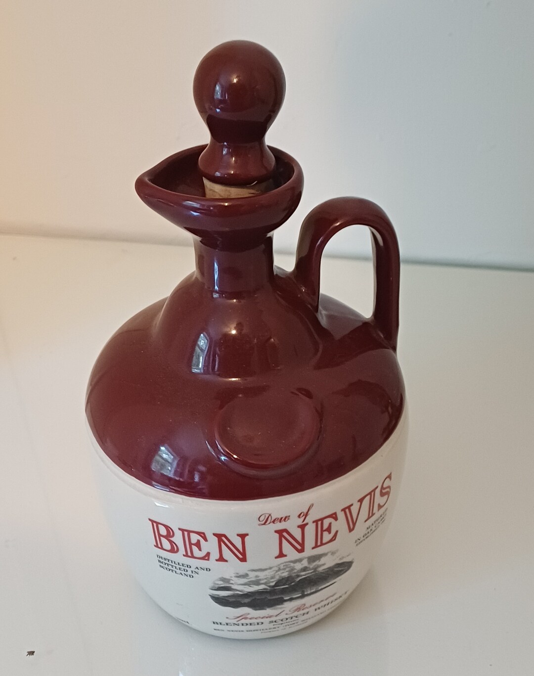 Dew of Ben Nevis - Ceramic Whisky Jug/decanter Empty - Etsy