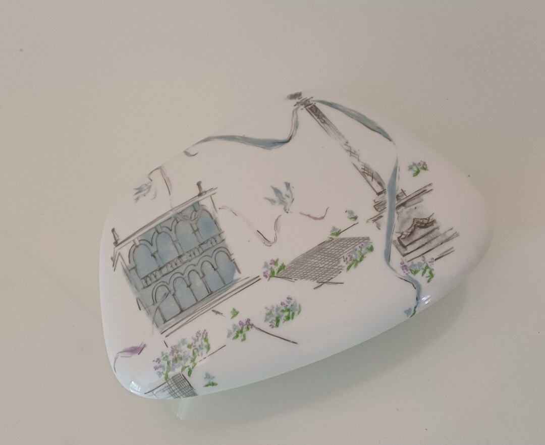 Rosenthal plaza Porcelain Cigarette Box Made for Ronson - Etsy