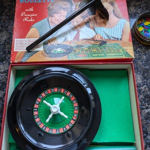 Vintage "popular" Roulette by Merit Games Circa 1960's Complete Within ...