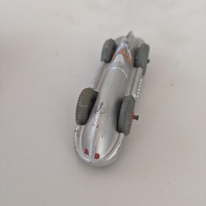 Vintage Dinky 23E "speed of the Wind" Silver Die Cast Model Racing Car ...