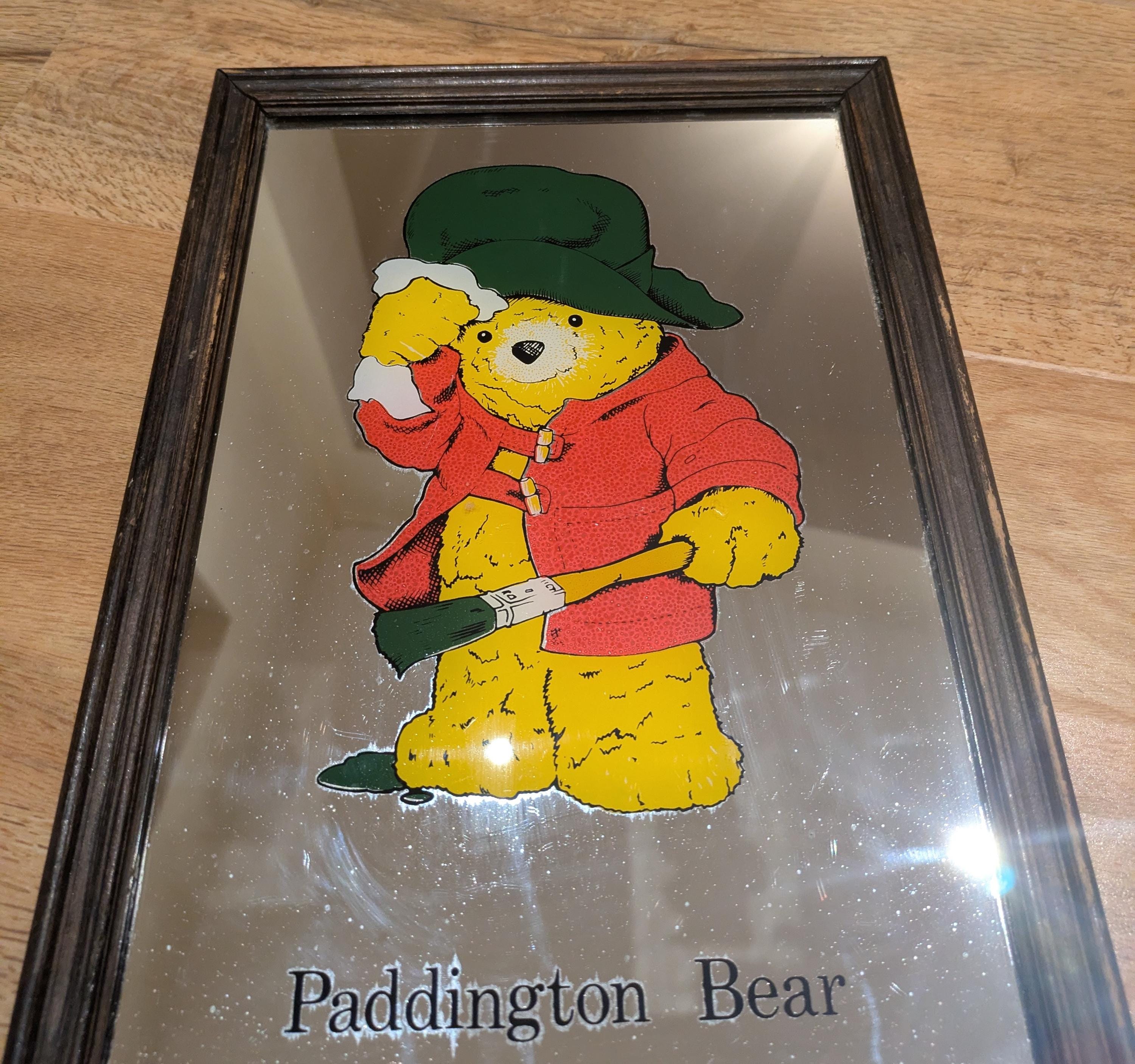 Vintage 'paddington" Themed Mirror in Wooden Frame From the 1970s - Etsy