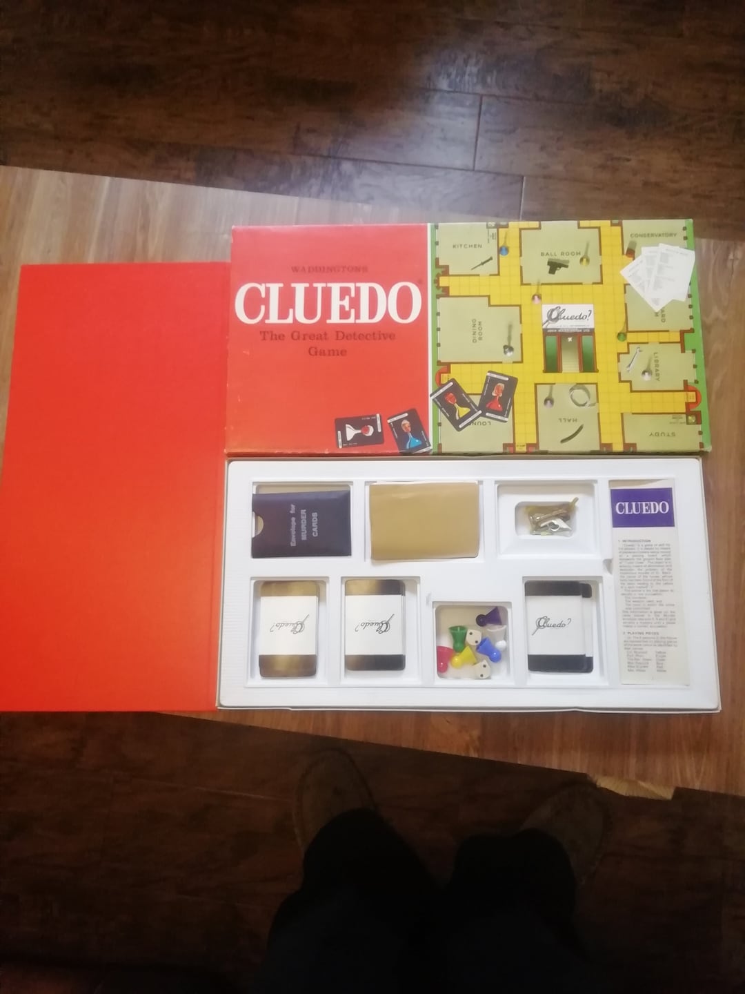 Vintage 1972 Cluedo Board Game Complete in Good Condition - Etsy
