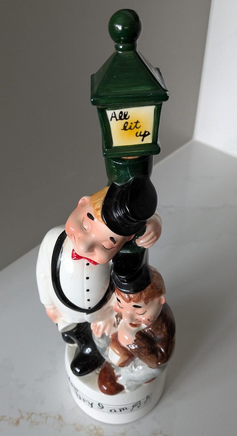 Vintage Nunome Hobo Ceramic Music Box Decanter. Plays Side by Side. - Etsy