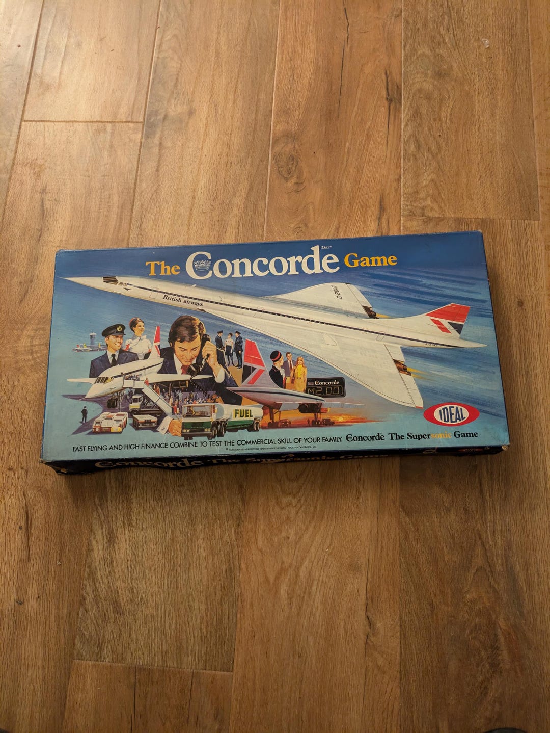 Vintage 1970's Concorde Game by Ideal Complete With Instructions. Good ...