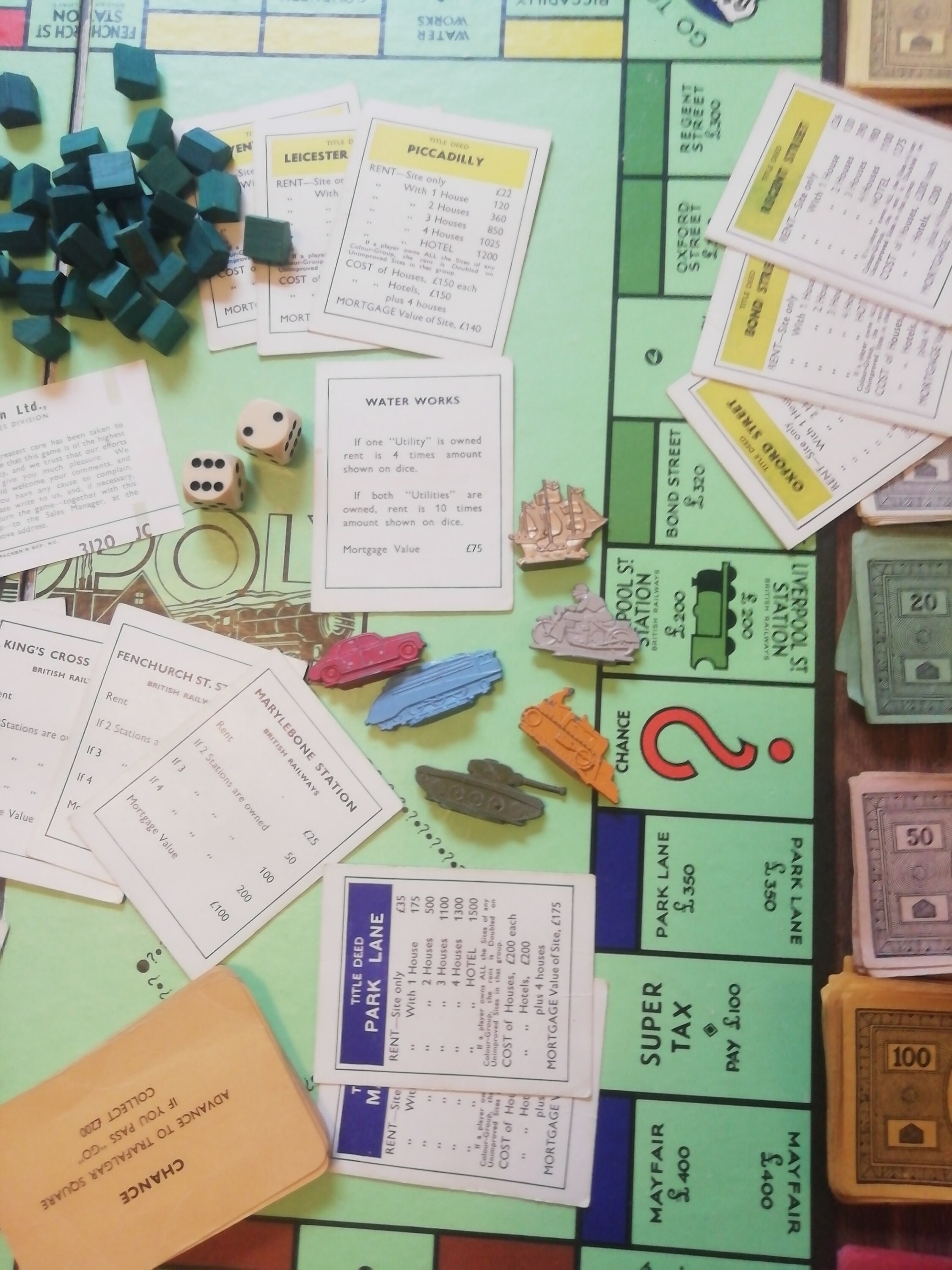 Vintage 1940s Monopoly "war Time" Edition Complete - Etsy UK
