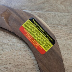 Vintage Original Australian Boomerang by Brigalow 14" - Etsy