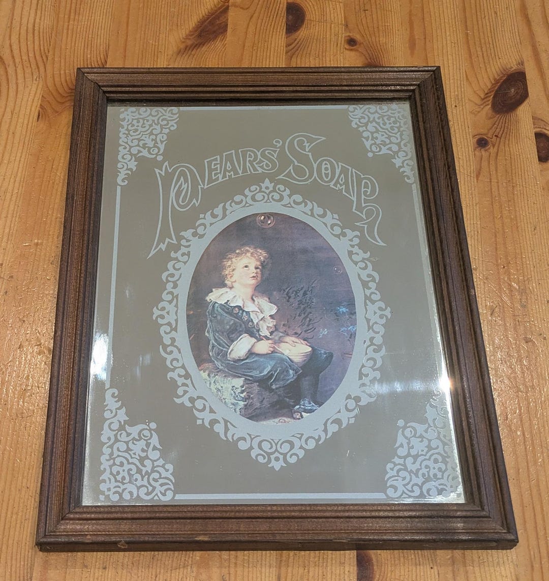 Vintage "pears Soap" Advertising Mirror. Circa 1970's. - Etsy