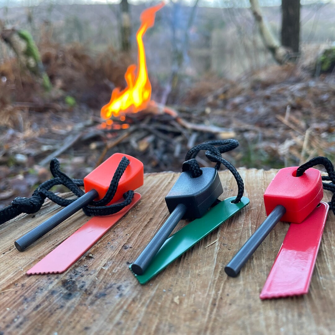 Small Back-up Ferro Rod Fire Steel & Striker Survival, Bushcraft ...