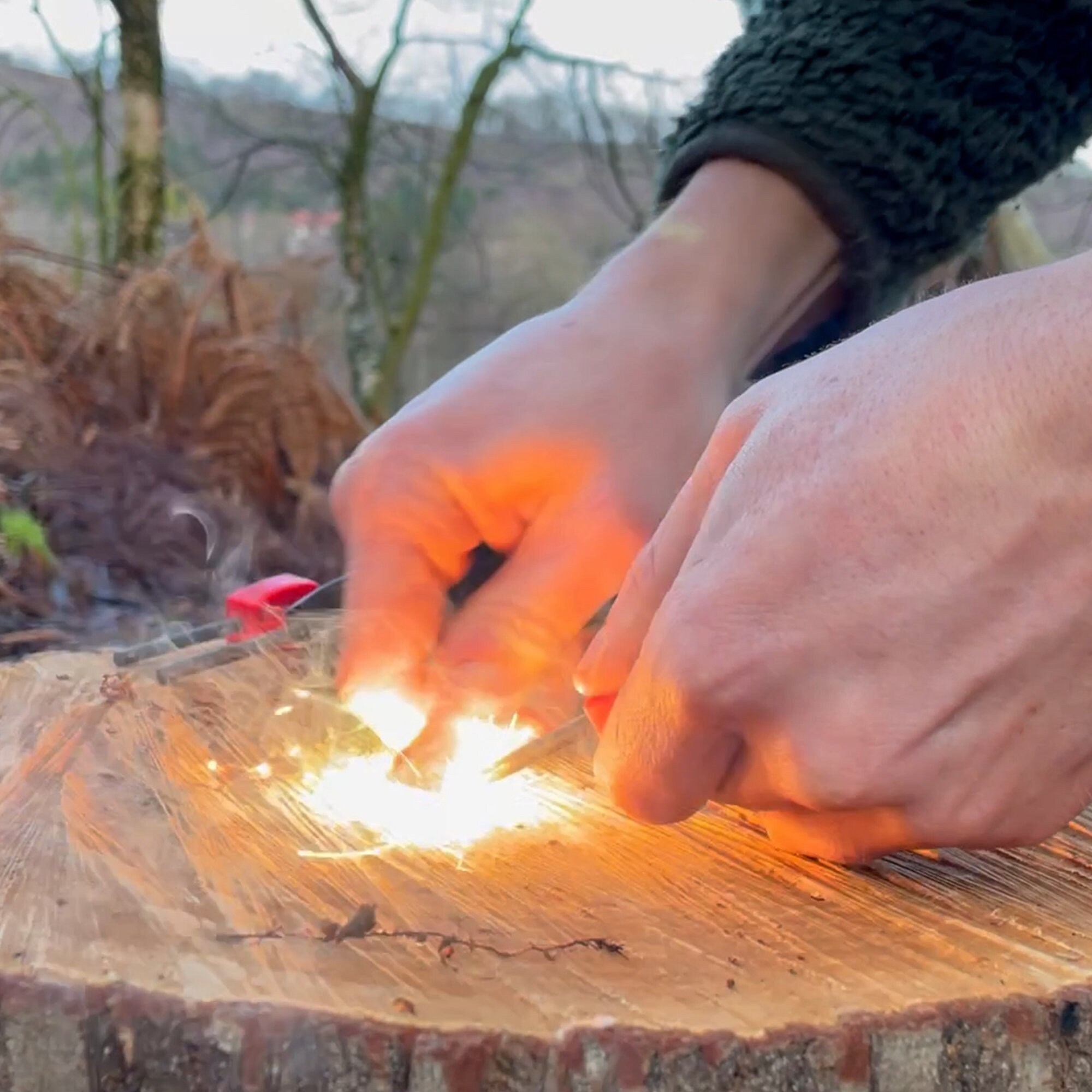 Small Back-up Ferro Rod Fire Steel & Striker Survival, Bushcraft ...