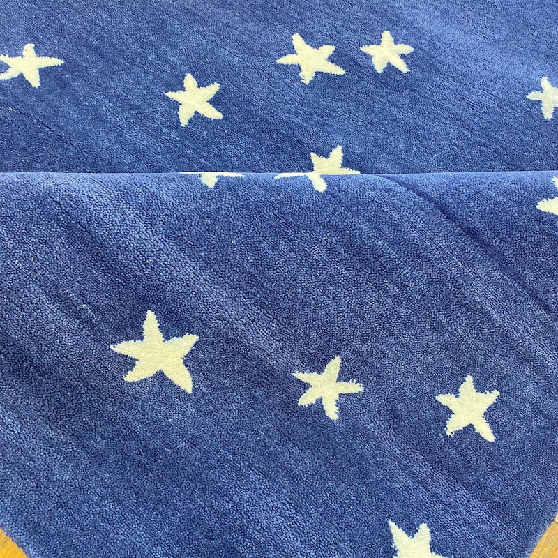 8x10 Navy Blue Rug - Etsy