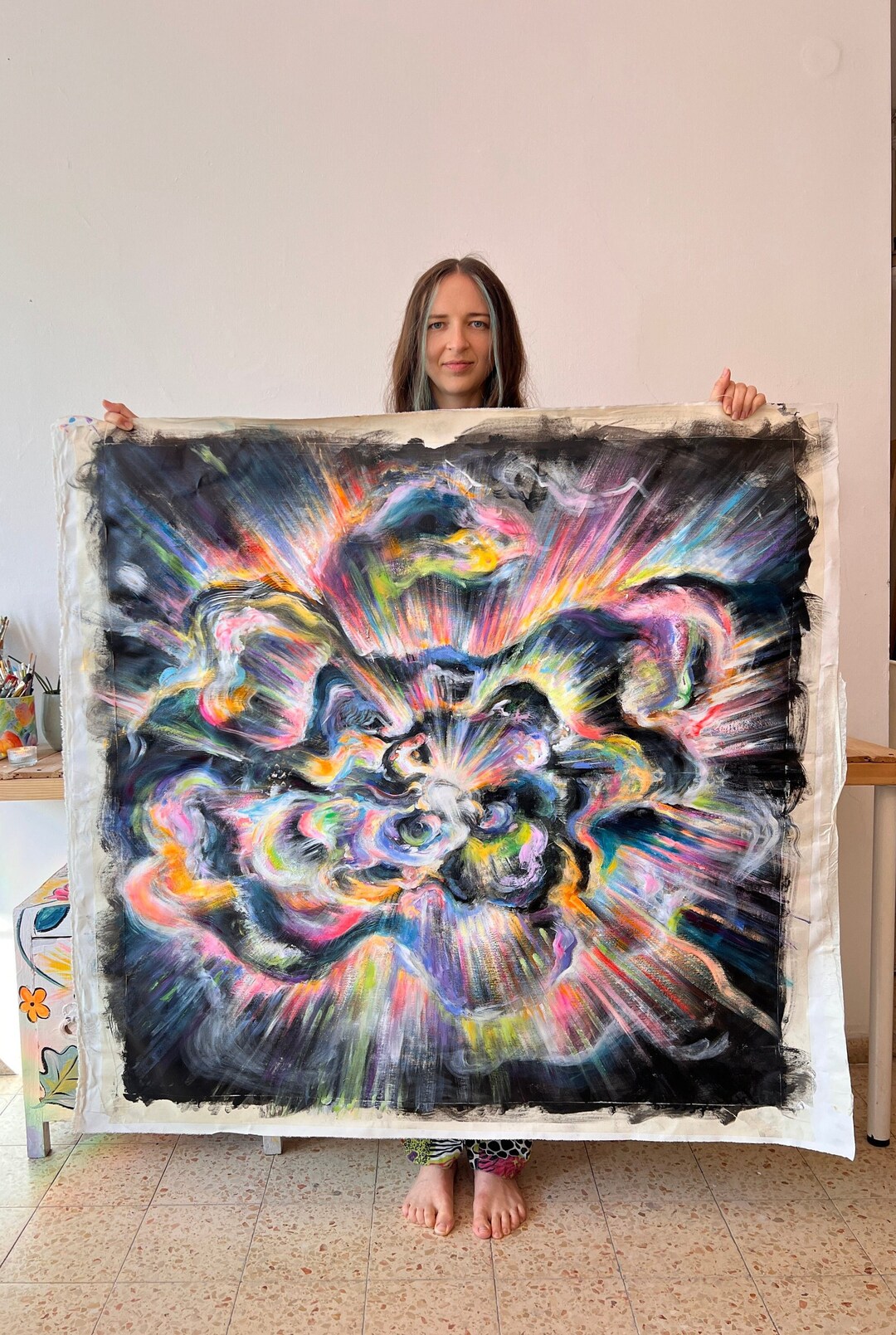 Cosmic Light Unity Large Wall Painting - Etsy