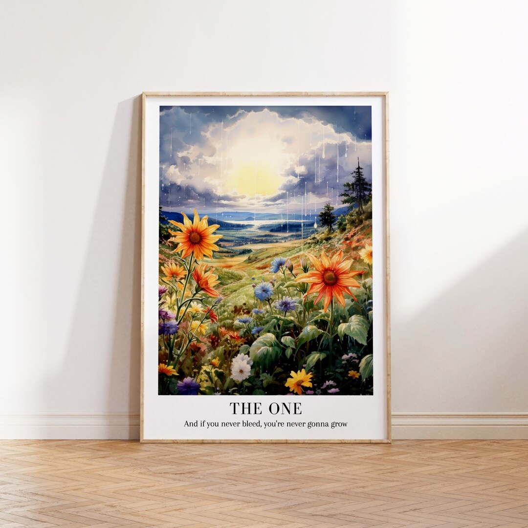 The One Poster, Folklore Album, , Watercolor Print, Digital, Handmade ...