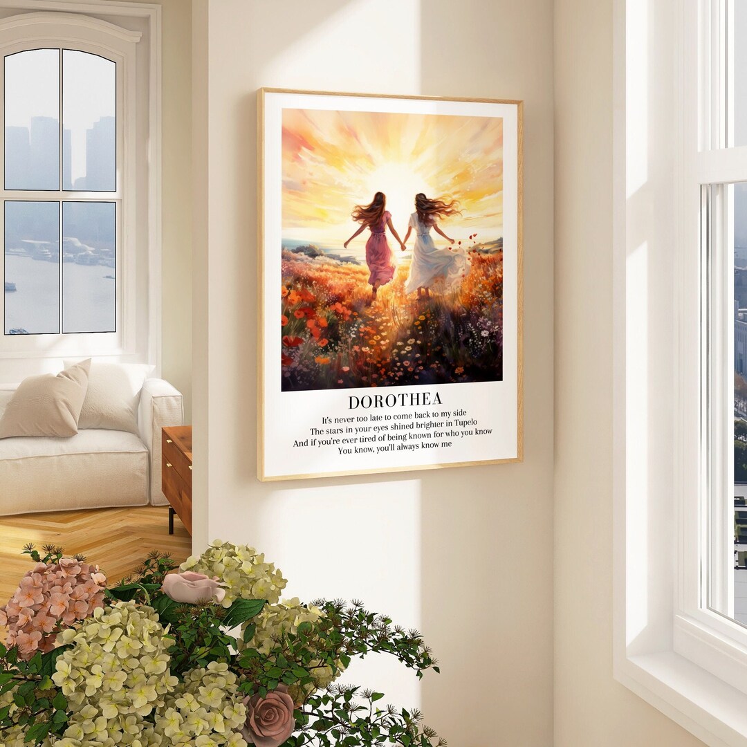 Dorothea Poster, Evermore Album, Poster, Watercolor Illustration Print, Digital Download ...