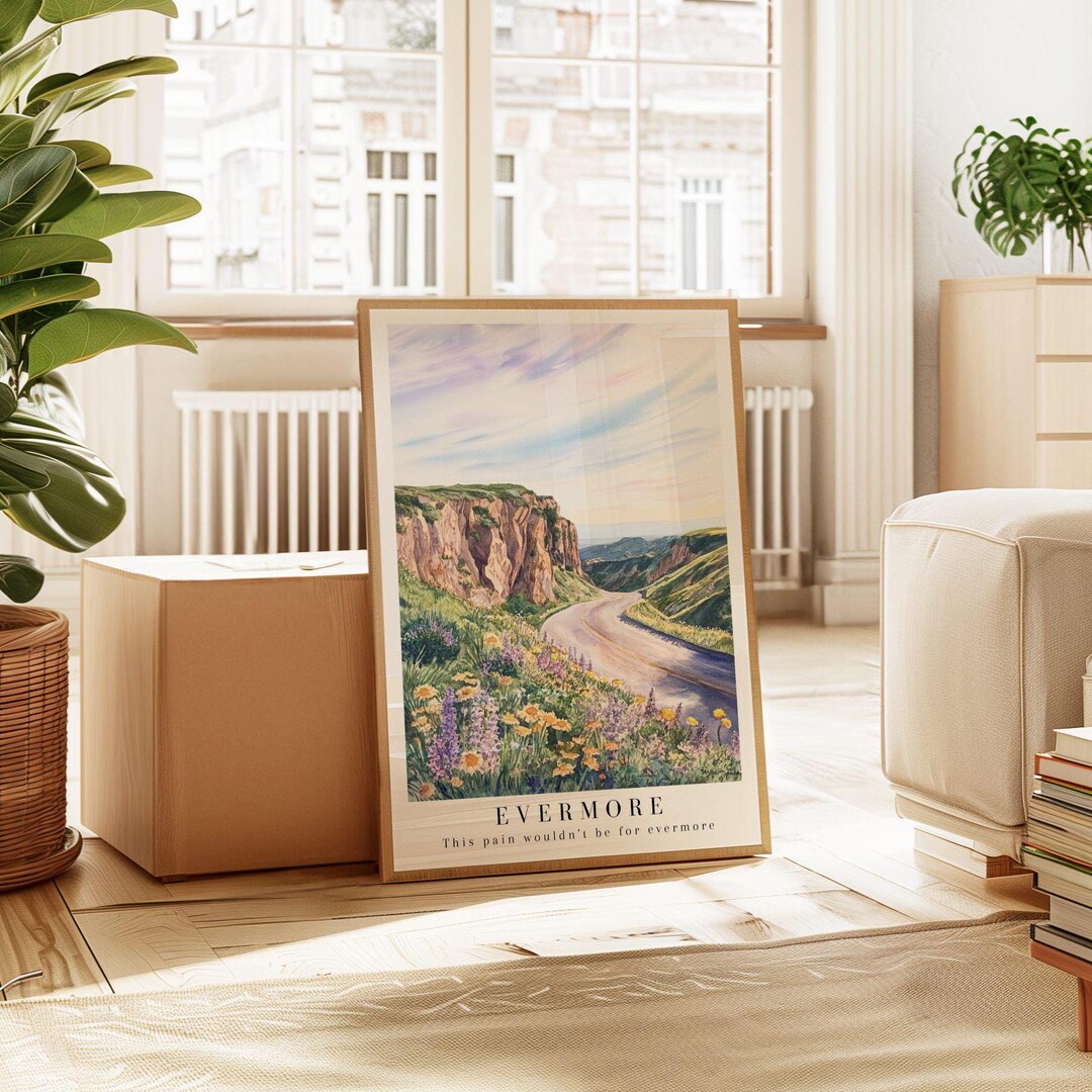 I Had a Feeling so Peculiar Poster, Watercolor Art Print, Digital ...