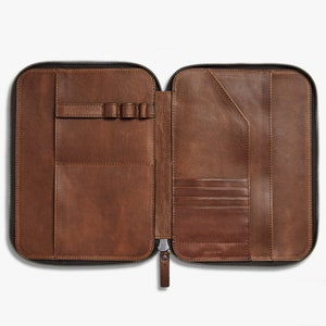Premium Leather Folder With Professional and Storage Capacity ...