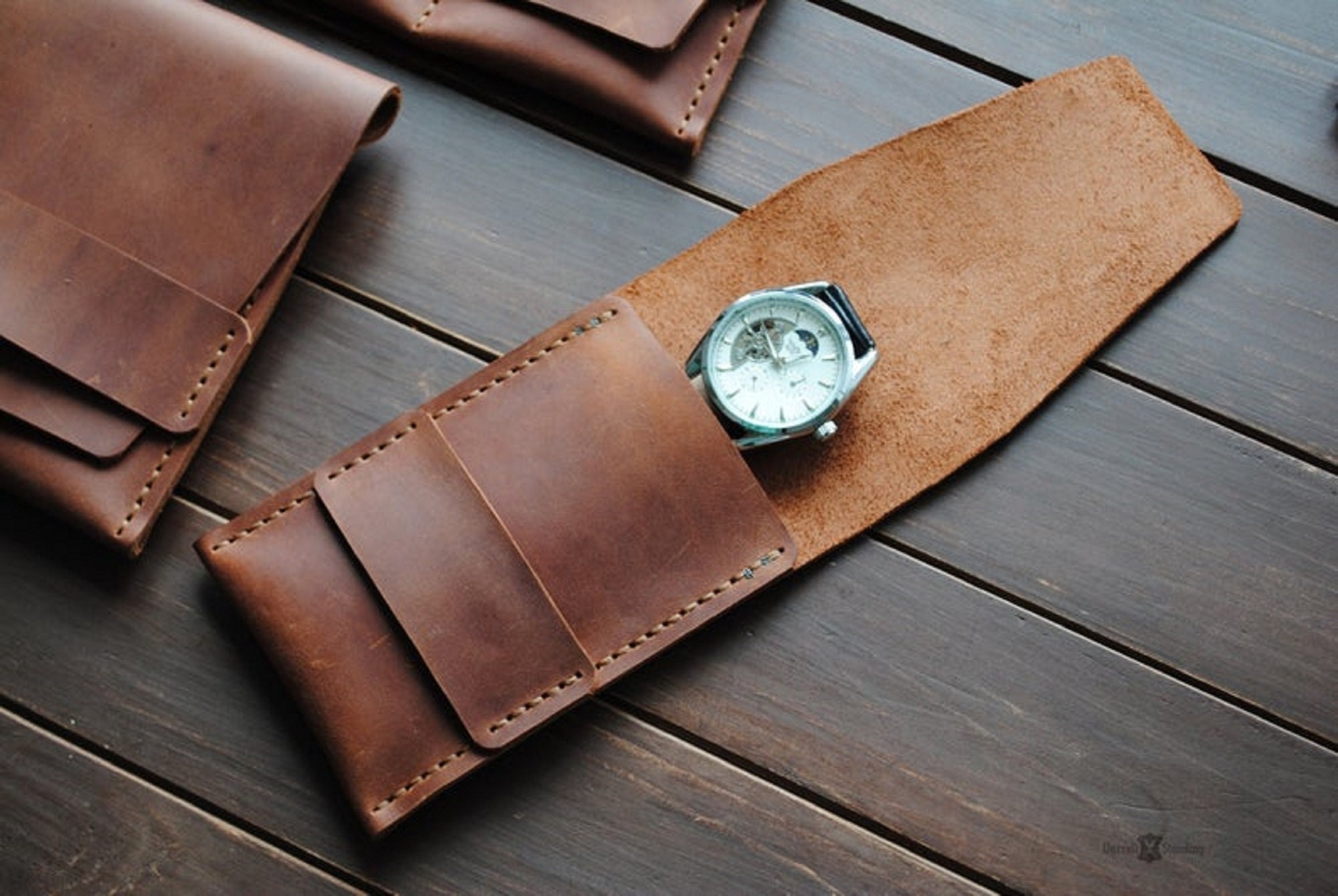 Personalized Leather Watch Case Personalized Tool Case - Etsy