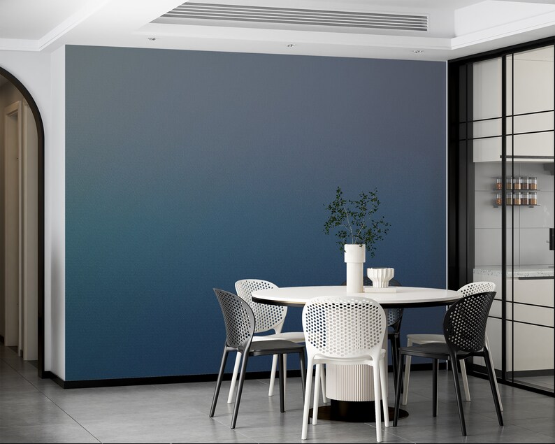 Calm Aesthetic Ombre Wallpaper Dusty Pale Purple Blue - Etsy