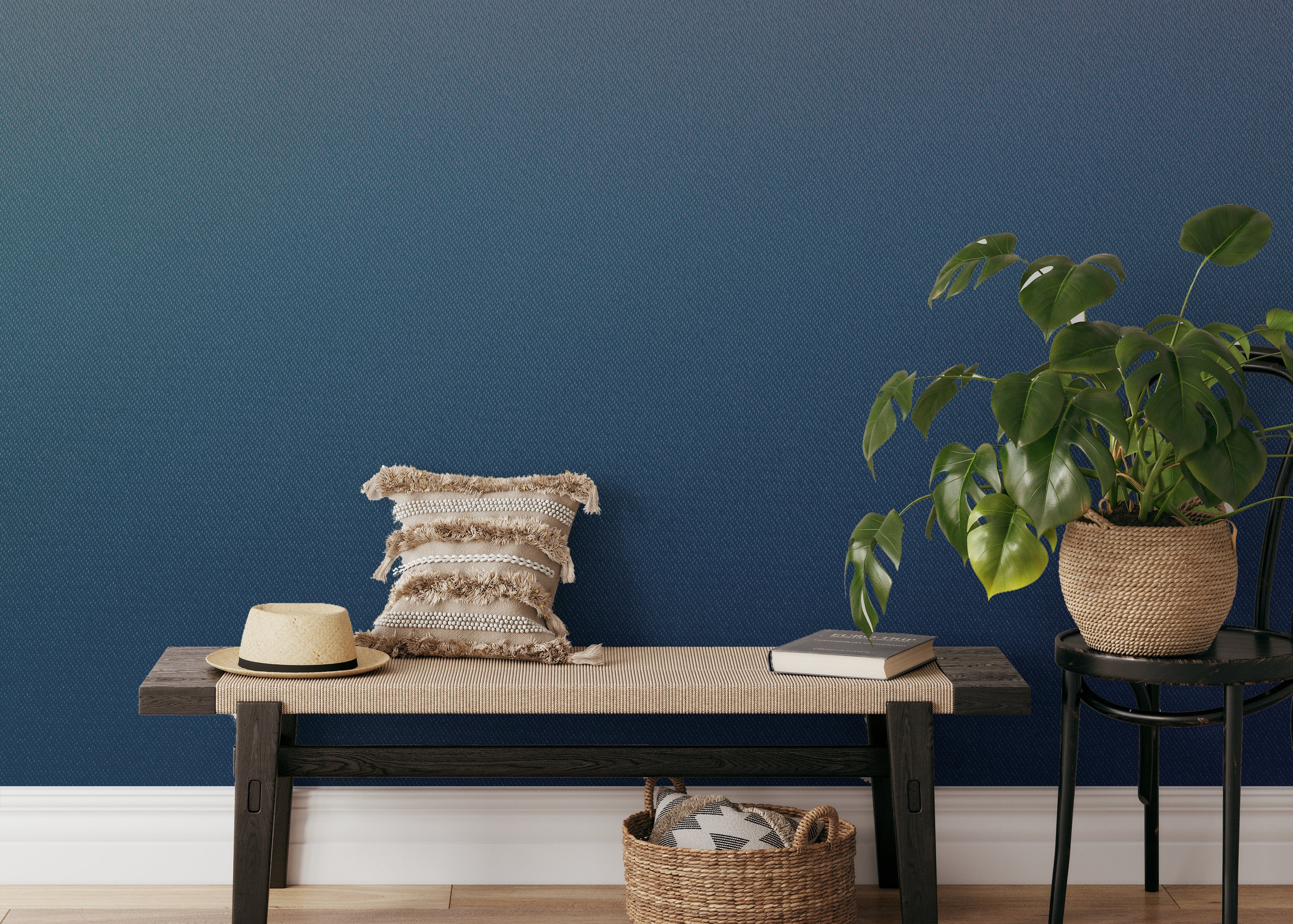 Calm Aesthetic Ombre Wallpaper Dusty Pale Purple Blue - Etsy