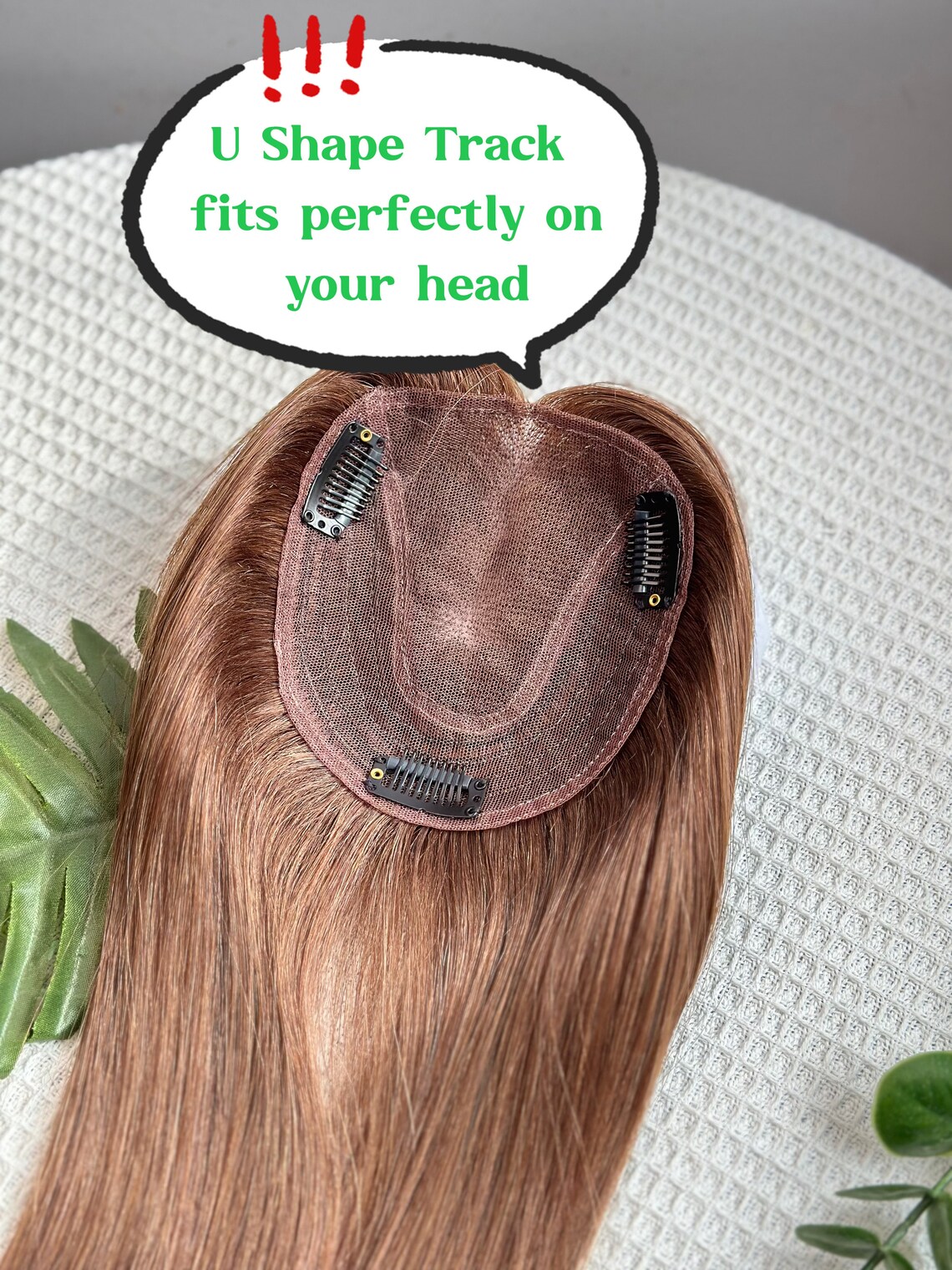Brown Remy Human Hair Topper: Lace Base Hair Extensions, 12 Inch - Etsy