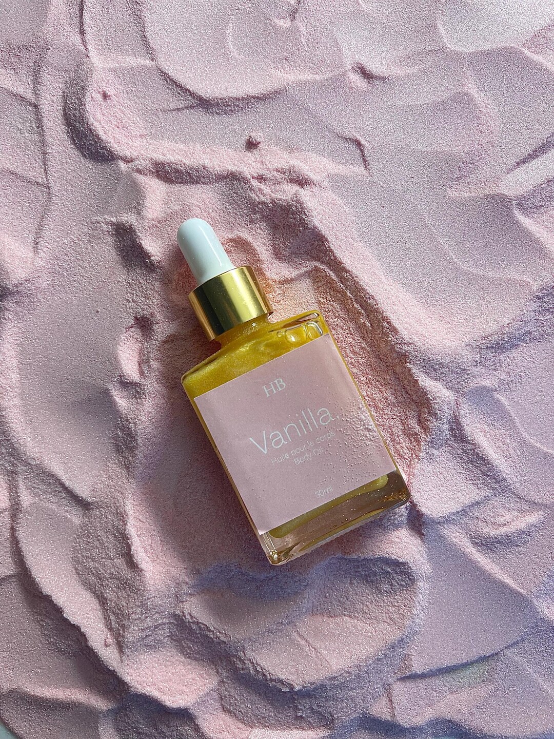 Vanilla Scented Shimmering Body Oil Natural Glow & Gourmet Fragrance 30 ...