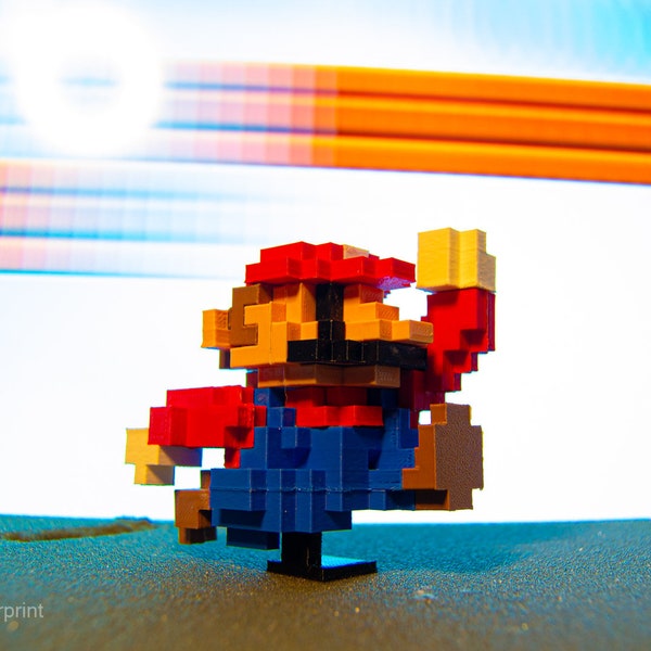 8 Bit Mario - Etsy
