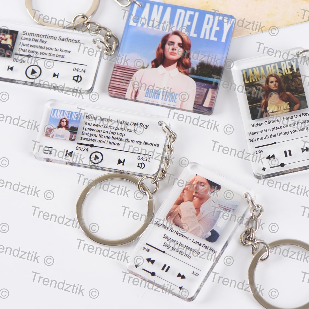 Lana Del Rey Merch Lana Del Rey Custom Picture Keychain - Etsy UK