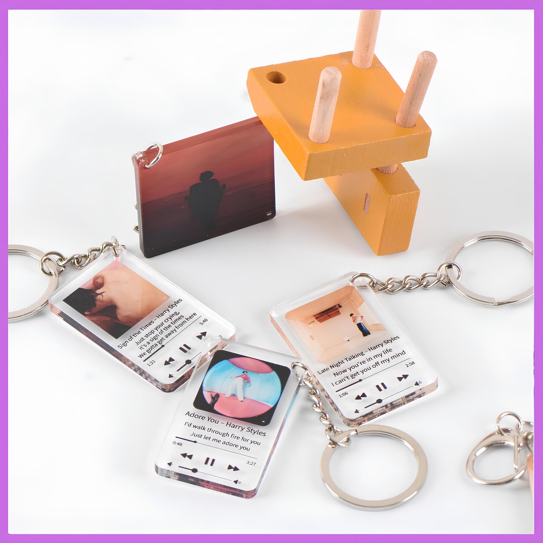 Custom Album Keychain | Custom Song Keychain | Spot Keychain | Couple ...