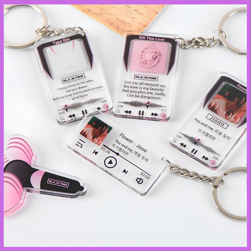 Music Keychain - Etsy