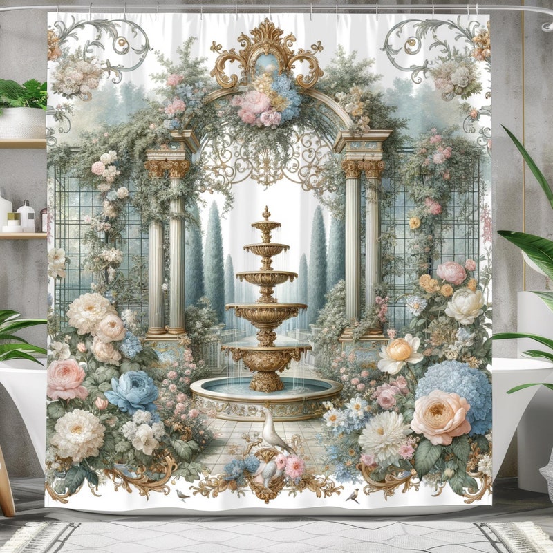 Rococo Curtains - Etsy