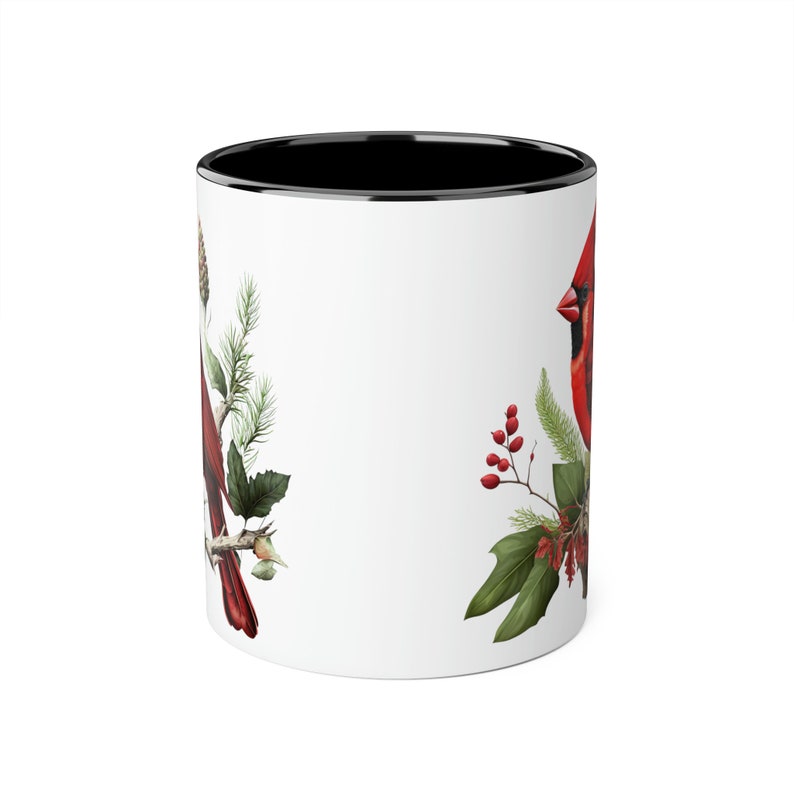 Red Cardinal Mug, Cardinal Coffee Cup, Christmas Cardinal Mug, Cardinal ...