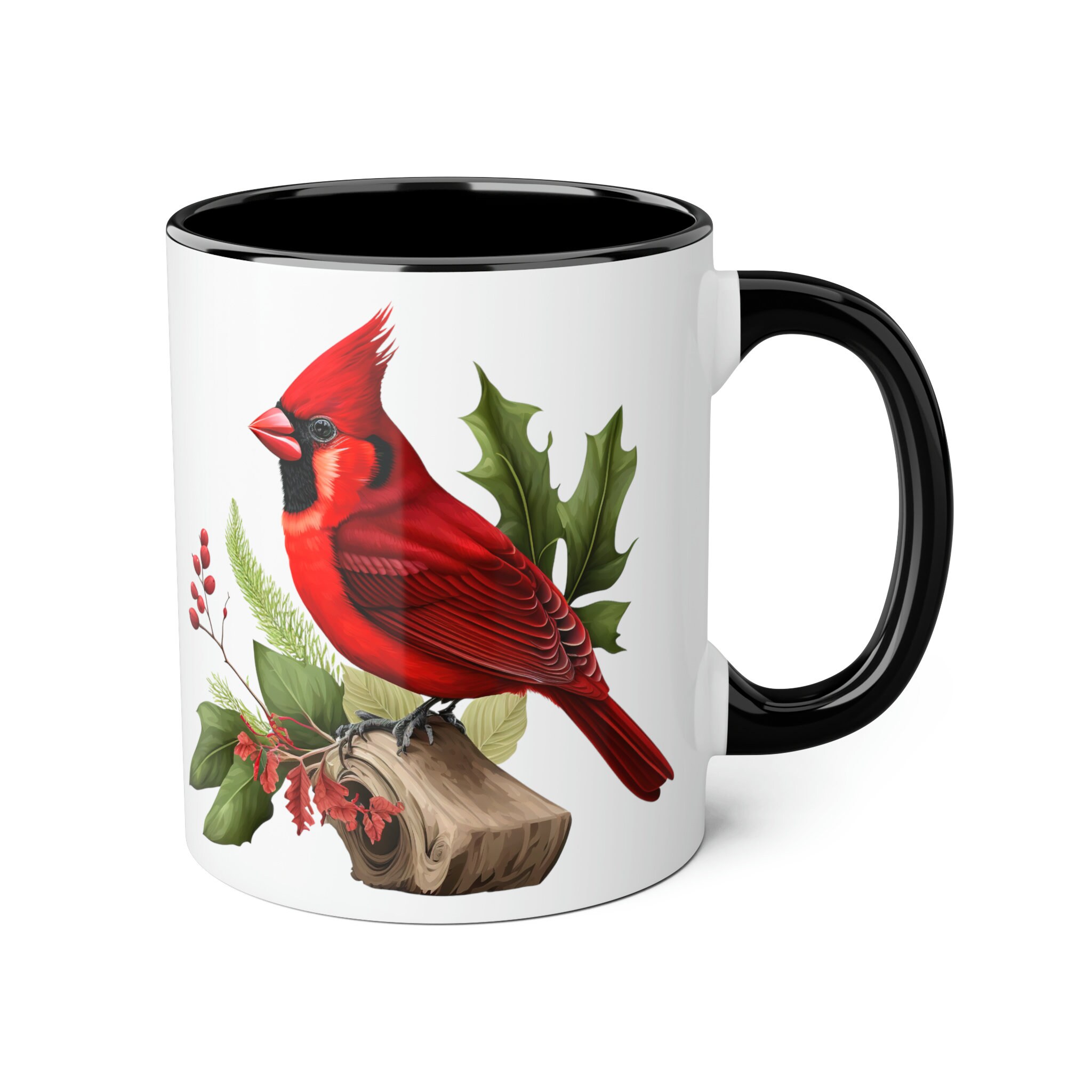 Red Cardinal Mug, Cardinal Coffee Cup, Christmas Cardinal Mug, Cardinal ...