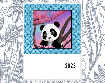 2023 Panda Calendar - Etsy