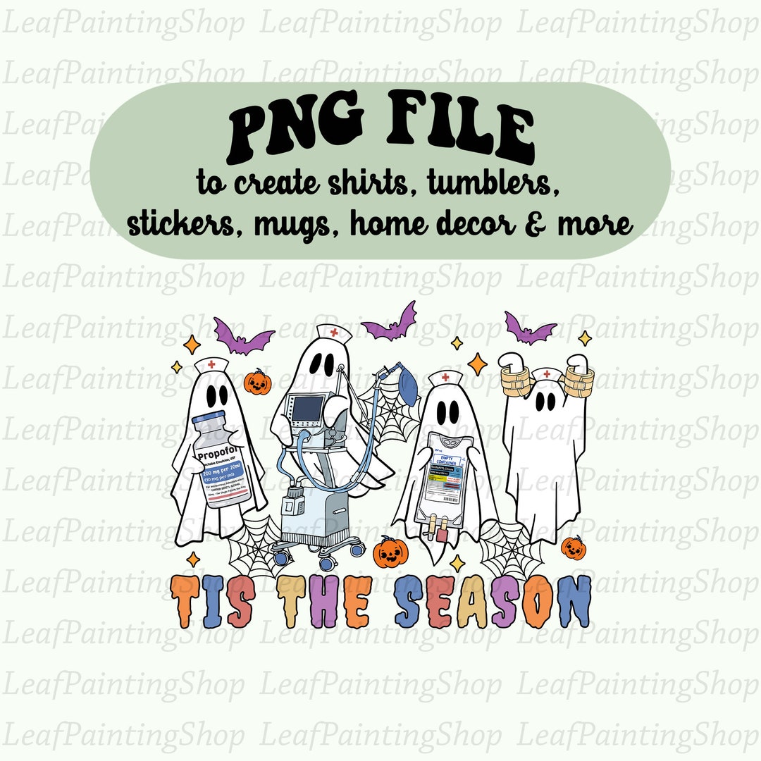 Halloween ICU Nurse Png Intensive Scare Uniticu Boo Crew - Etsy