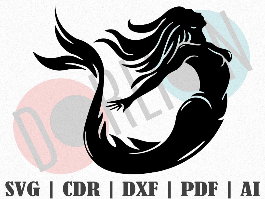 Mermaid Design SVG, Customize Gift Svg, Vinyl, Bundle Cut File, Svg ...