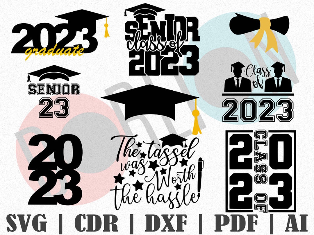 2023 Graduation Design SVG, Customize Gift Svg, Vinyl, Bundle Cut File ...