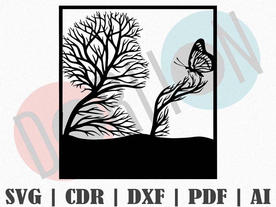 Tree Woman Design SVG, Customize Gift Svg, Vinyl, Bundle Cut File, Svg ...