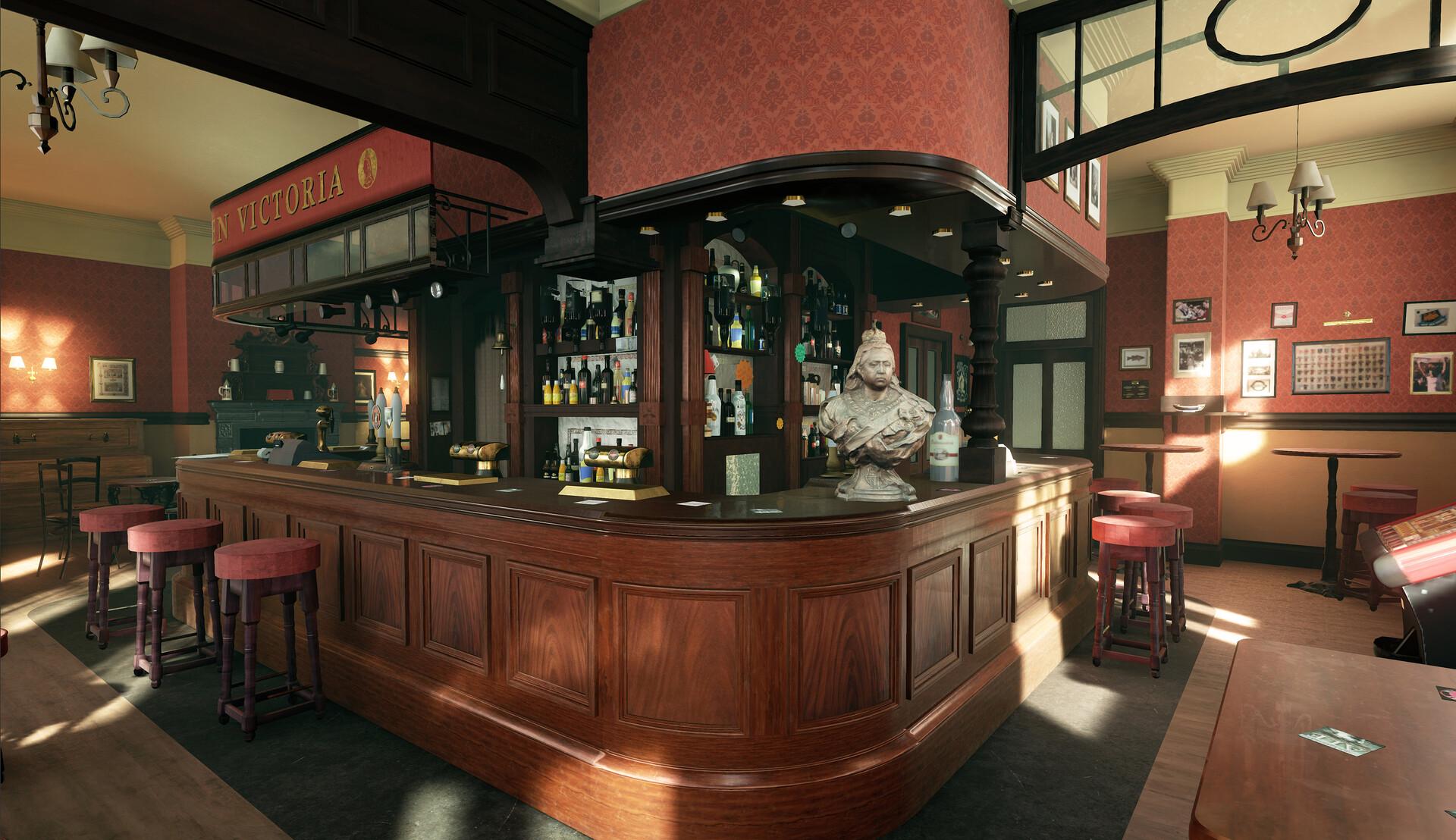 Victorian Wallpaper - Pub Wallpaper | Bar Wallpaper - Etsy