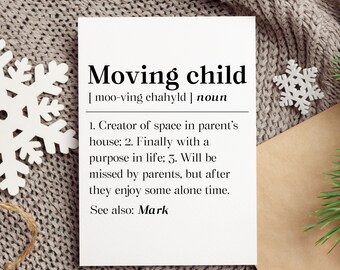 Child Definition Card - Etsy